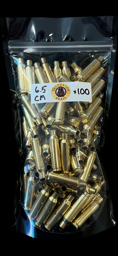 Fired 6.5 Creedmoor Large Primer Brass Cases - 100 Pieces - Cleaned And ...