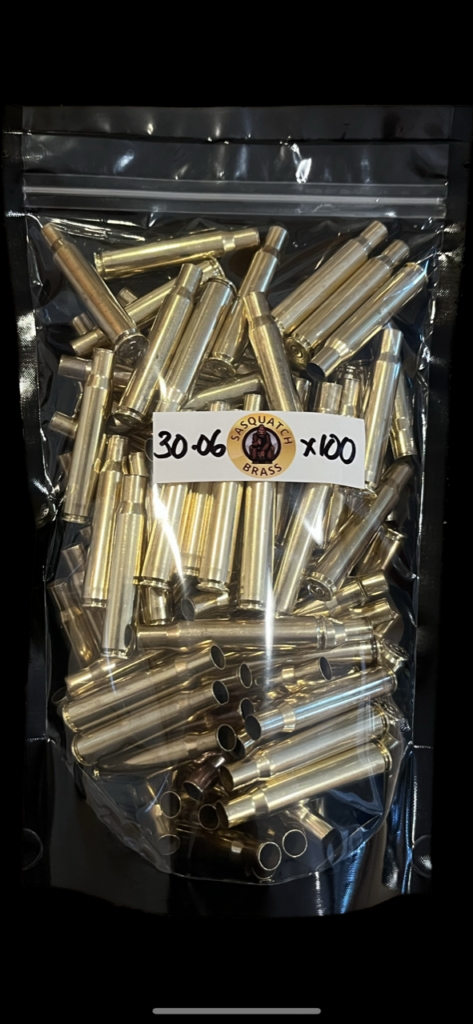 Fired 30-06 Springfield Brass Cases - 100 Pieces - Cleaned And Polished ...