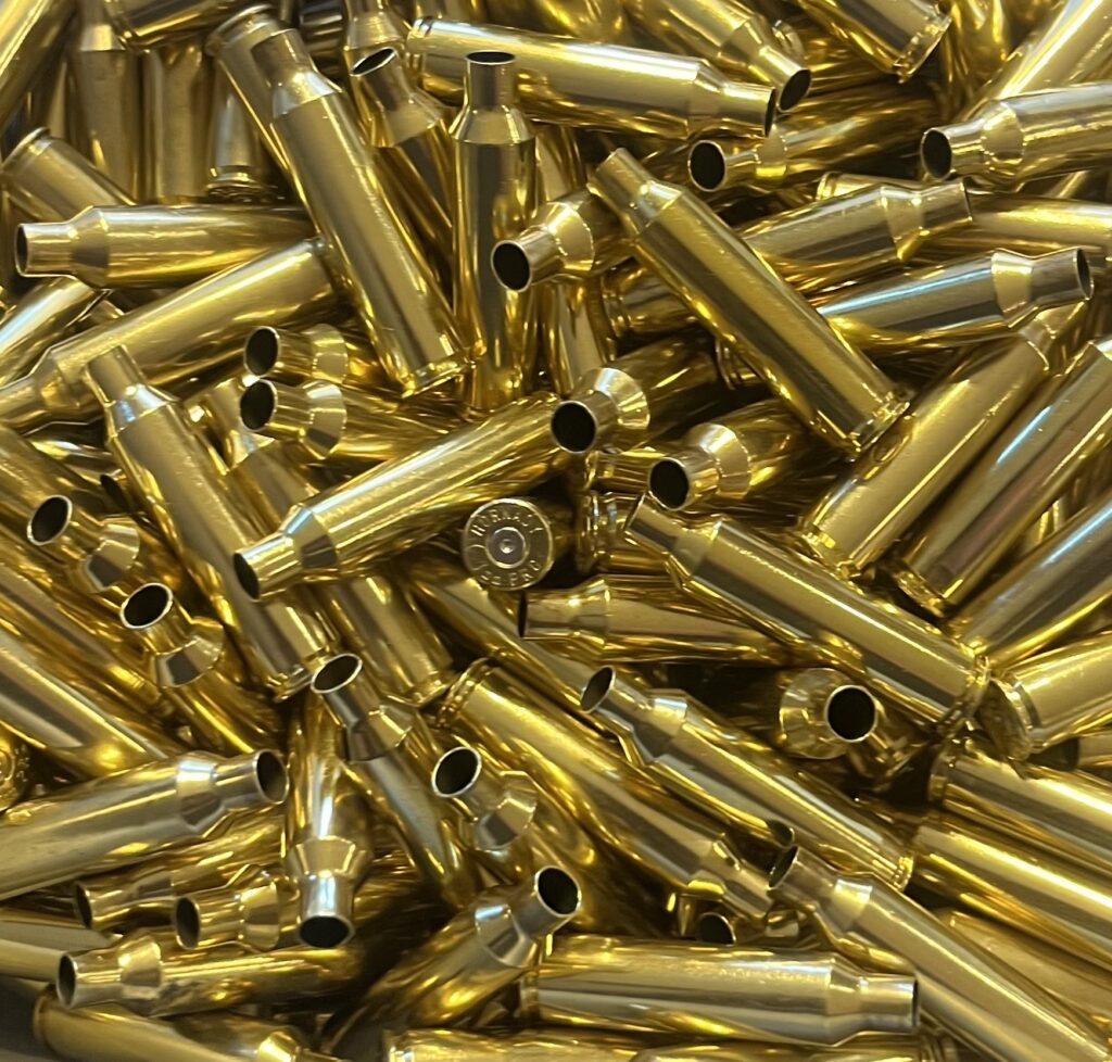 Fired 7mm PRC Brass Cases - 50 Pieces - Cleaned And Polished - Mixed ...